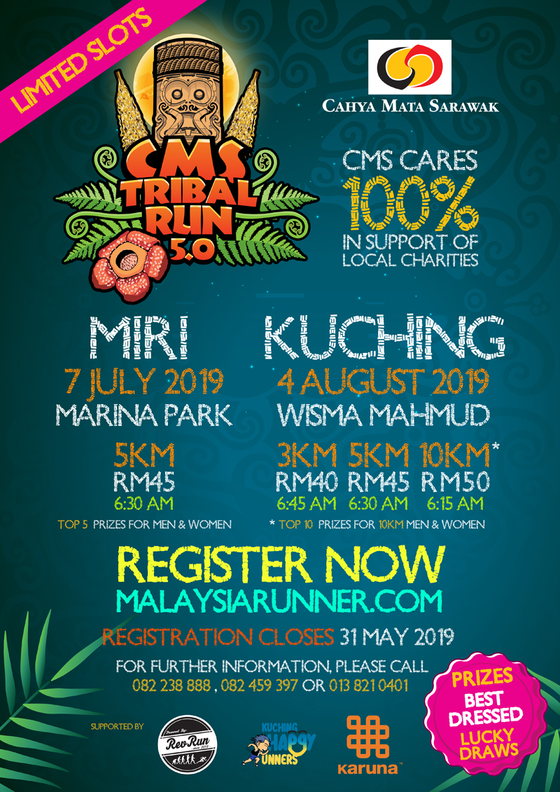 Cahya Mata Sarawak | The Highly Anticipated ‘CMS Tribal Run’ Is Back For Its 5th Season
